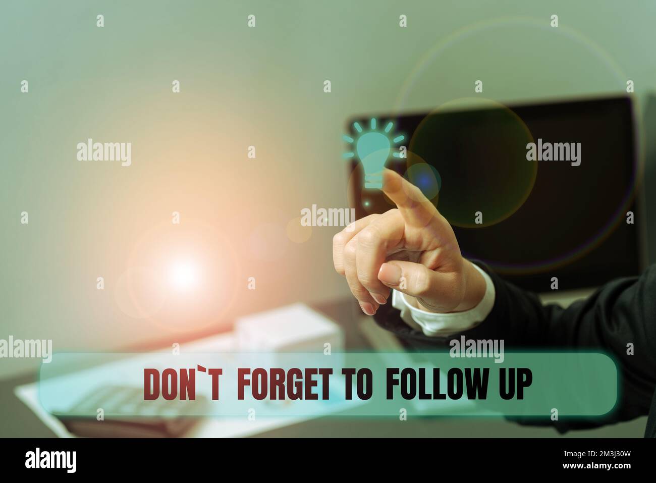 Handwriting text Don'T Forget To Follow Up. Business concept asking ...