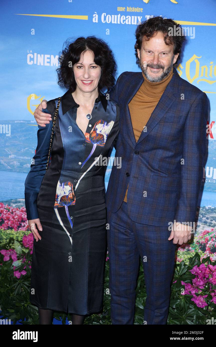 Paris, France. 15th Dec, 2022. Ram Bergman and his wife attend the ...