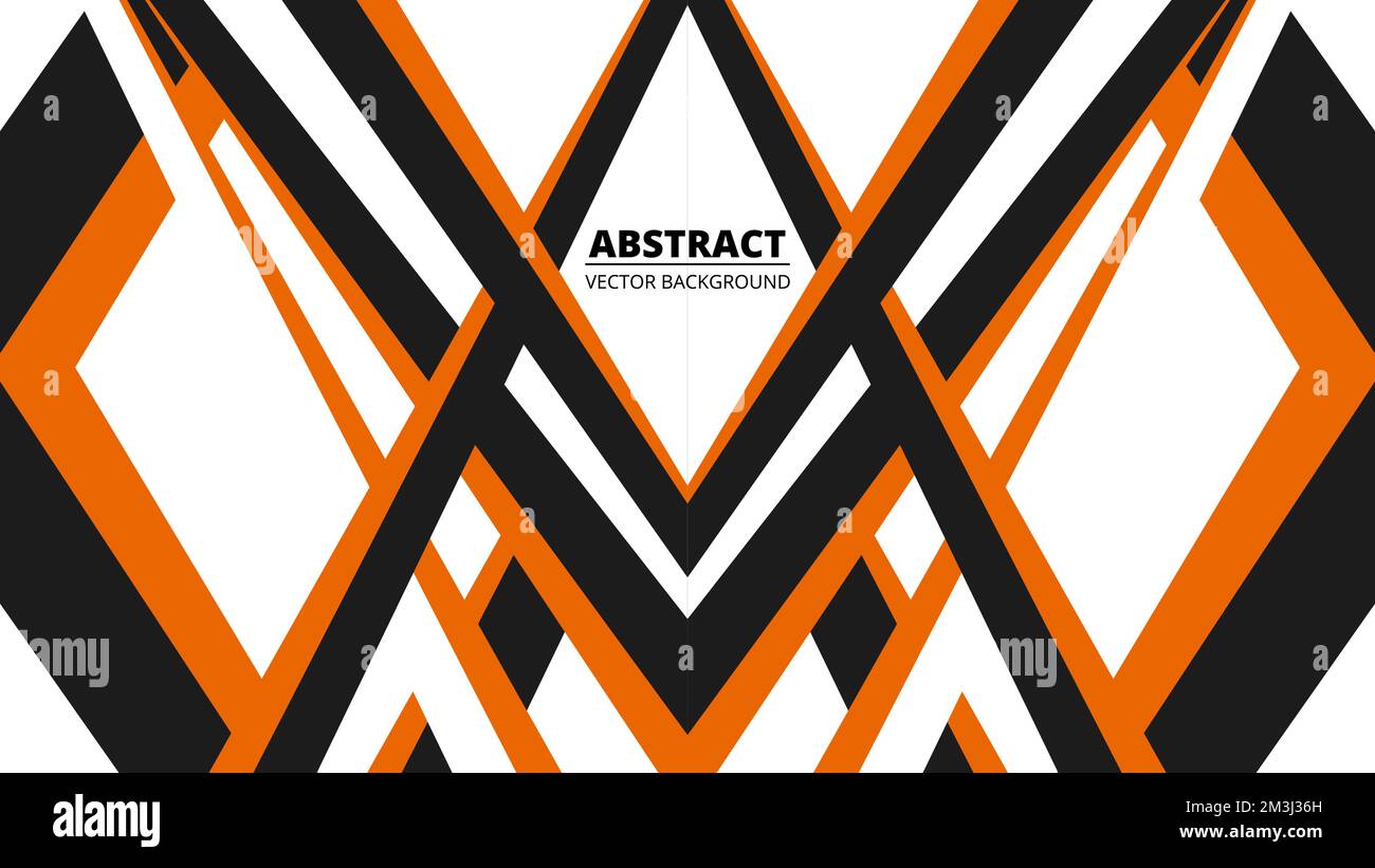 Colored modern sports abstract background with orange and black ...
