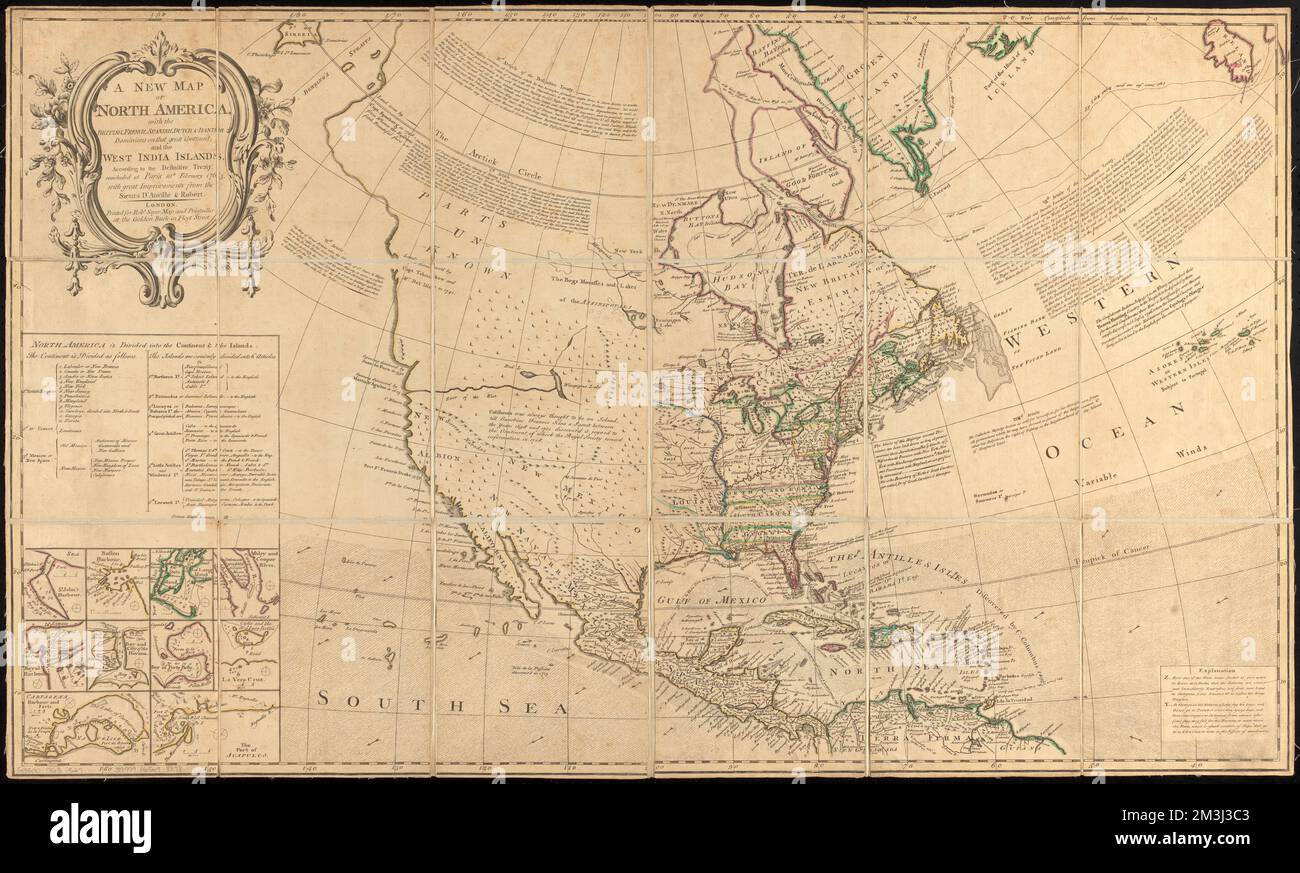 A new map of North America : with the British, French, Spanish, Dutch ...