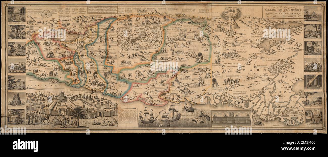 A new map of the Land of Promise and the holy city of Jerusalem ...