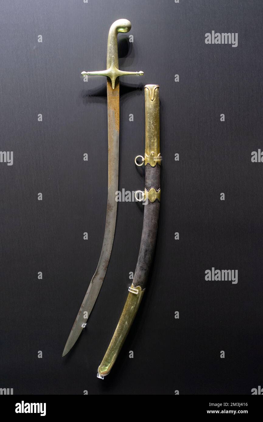 Antique Ottoman Sword from weapons collection in Istanbul Topkapi ...