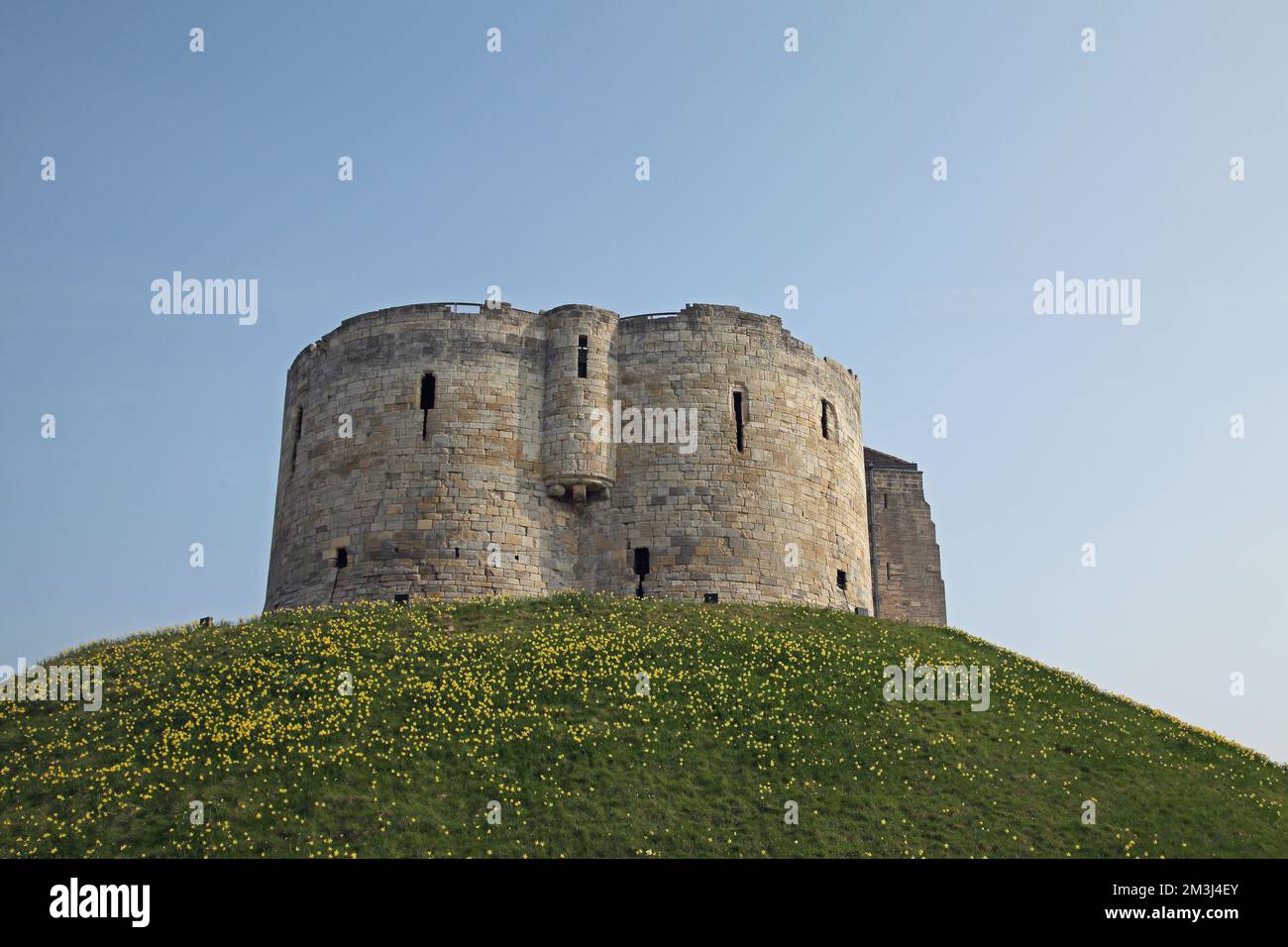 Clifford's Tower, York Castle, York, Yorkshire Stock Photo - Alamy