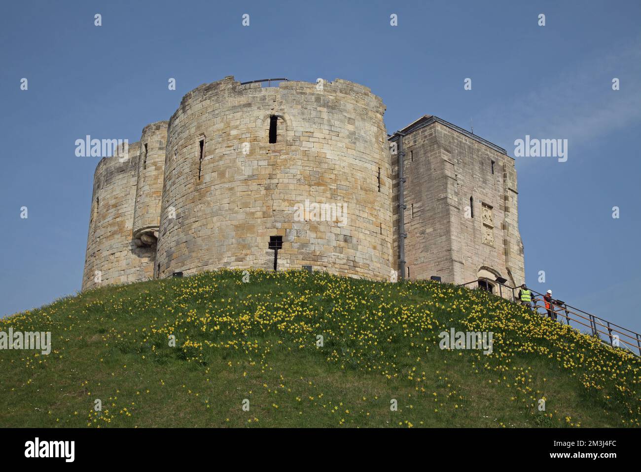 Clifford's Tower, York Castle, York, Yorkshire Stock Photo - Alamy