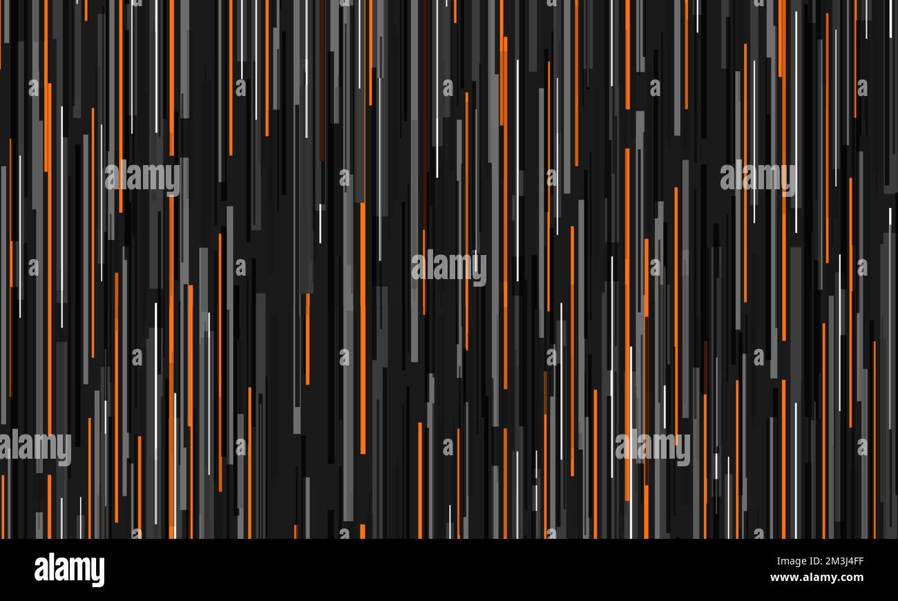 Dark grey tech modern abstract background with orange and gray stripes ...