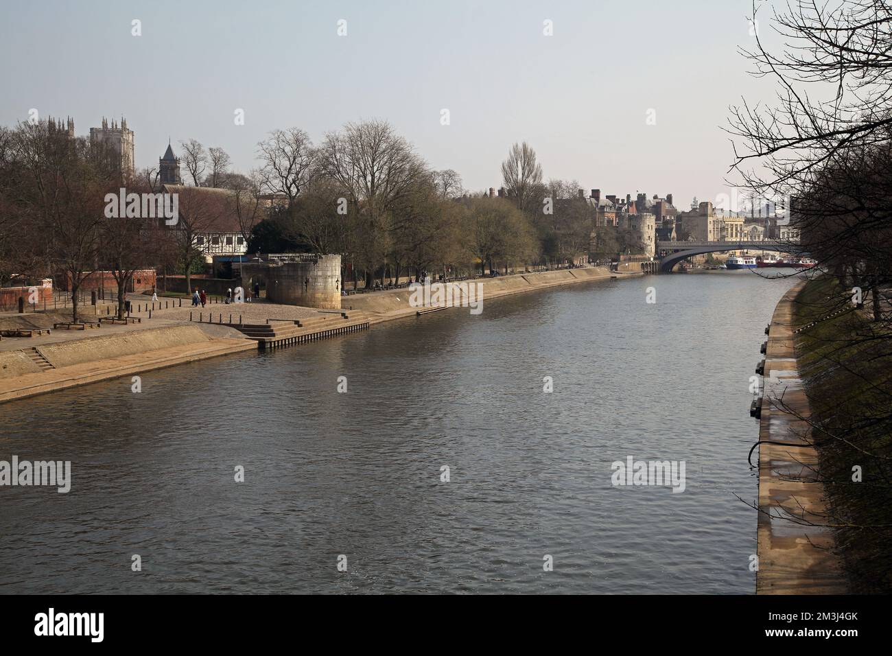 River Ouse passing through York, Yorkshire Stock Photo - Alamy