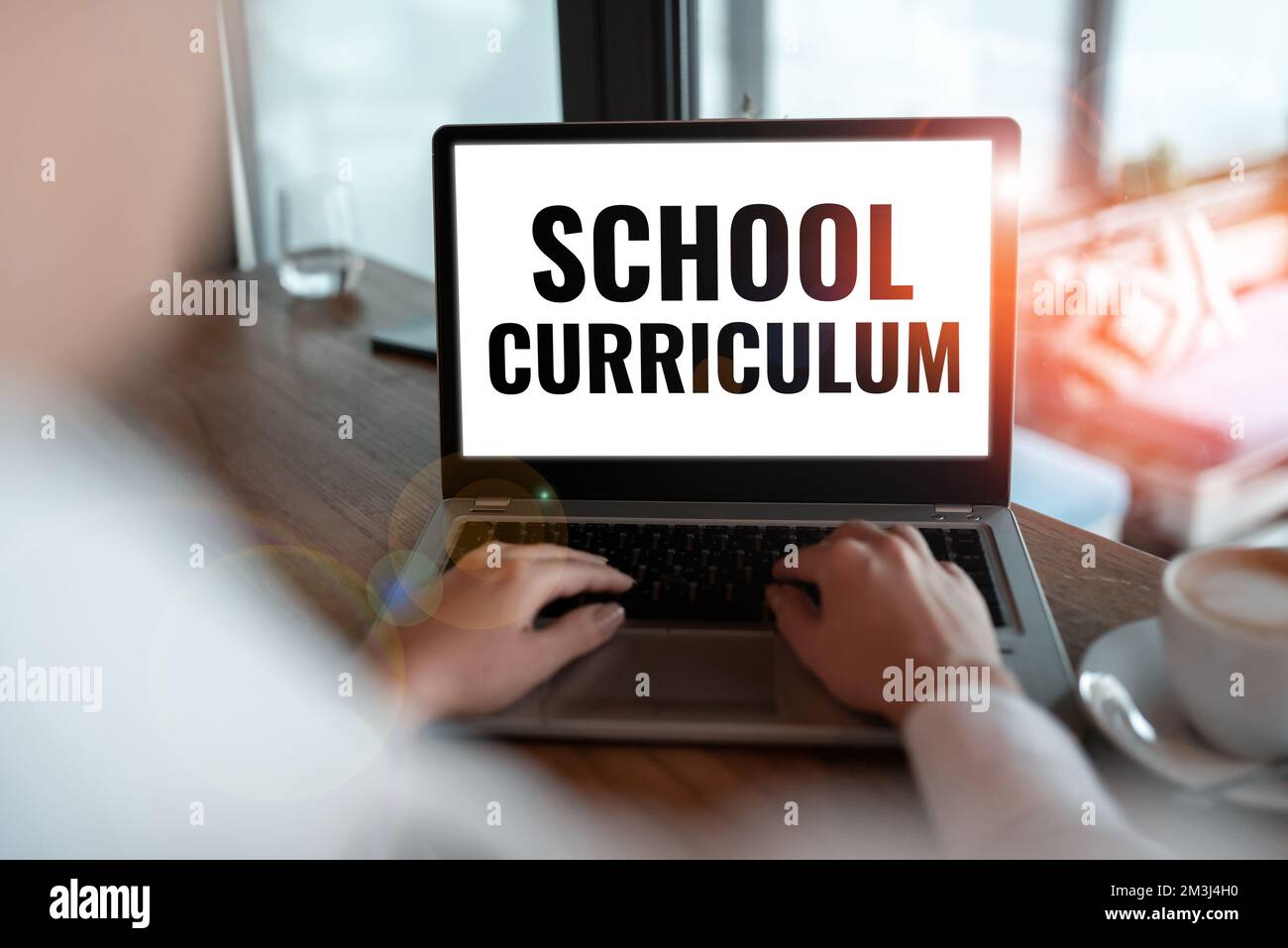 Conceptual caption School Curriculum. Business showcase designed to ...