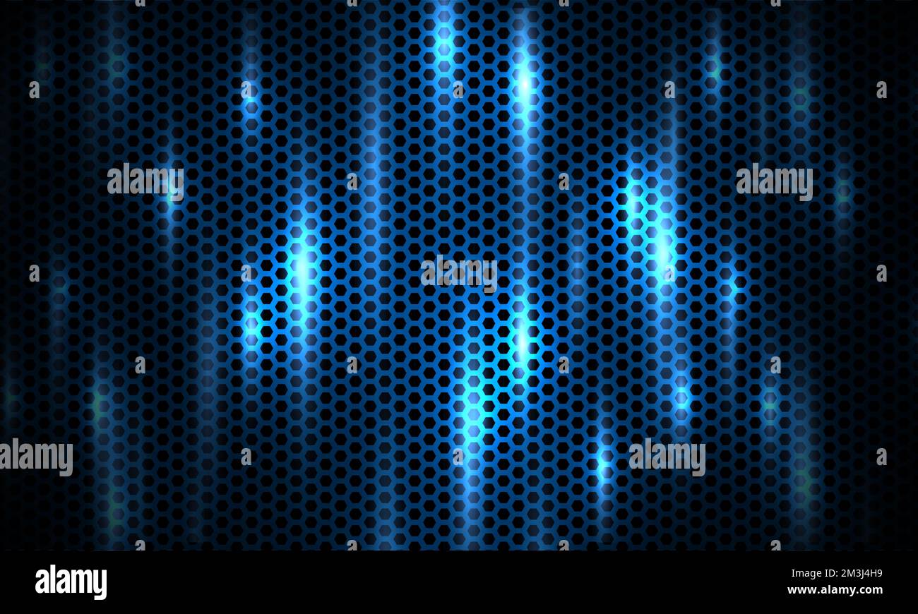 Dark blue background. Dark hexagon carbon fiber texture. Navy blue ...