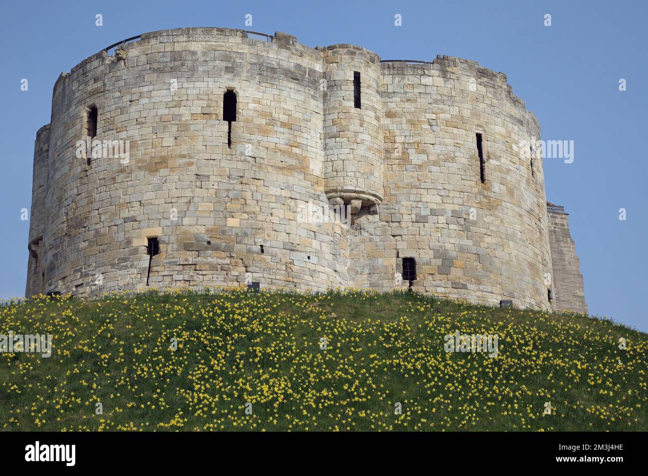 Clifford's Tower, York Castle, York, Yorkshire Stock Photo - Alamy