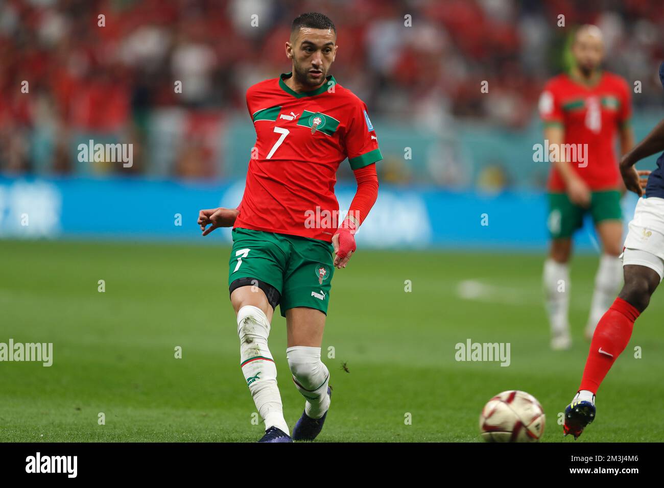 Al Khor, Qatar. 14th Dec, 2022. Hakim Ziyech (MAR) Football/Soccer ...