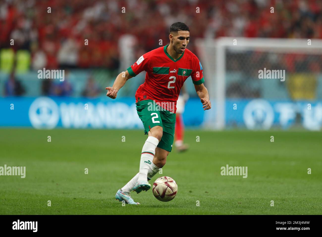 Al Khor, Qatar. 14th Dec, 2022. Achraf Hakimi (MAR) Football/Soccer ...
