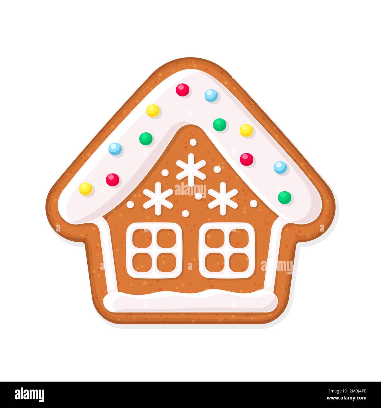 Gingerbread house winter holiday Stock Vector Images - Alamy