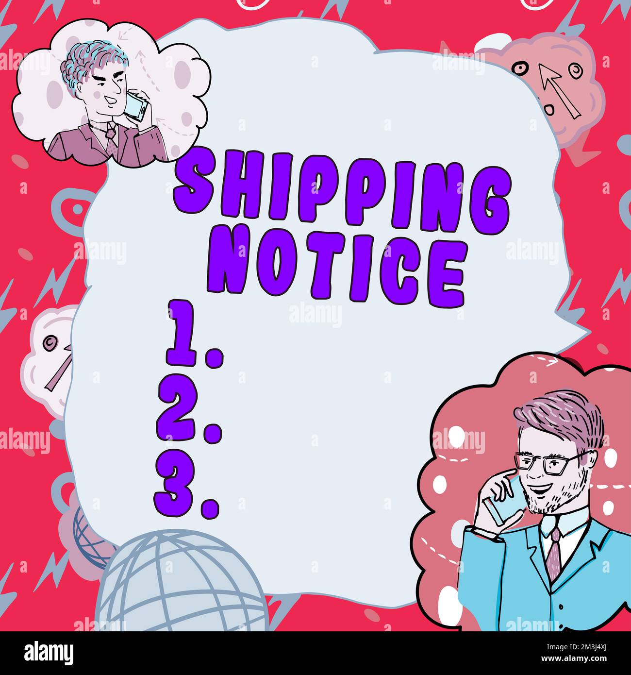 Text sign showing Shipping Notice. Conceptual photo ships considered ...