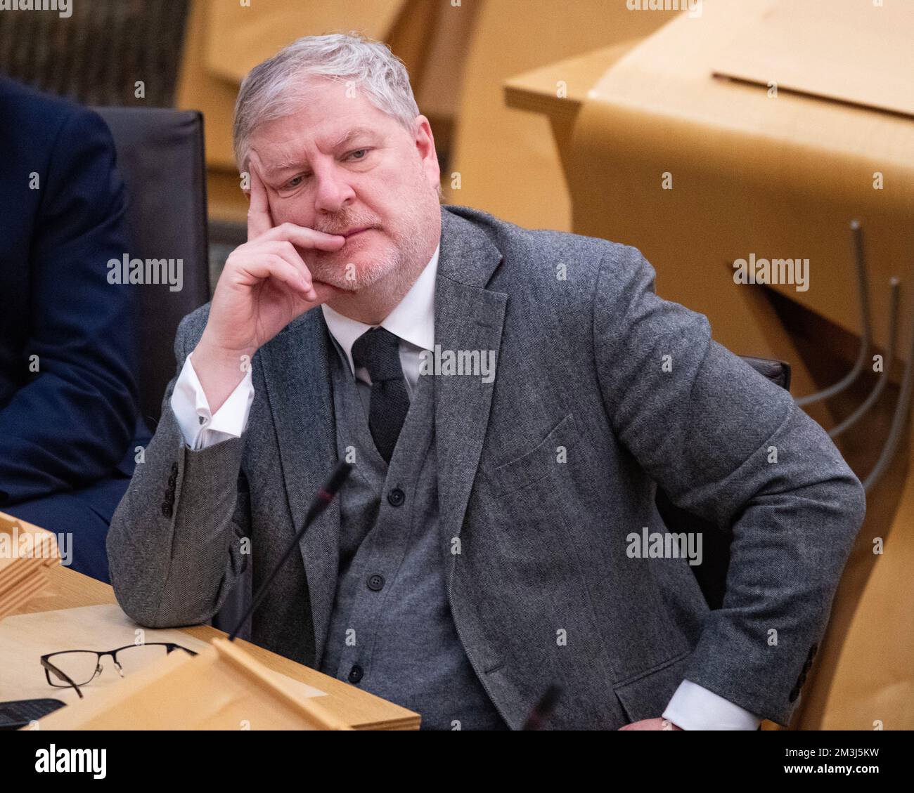 Edinburgh, Scotland, UK. 15th Dec, 2022. PICTURED: Angus Robertson MSP ...