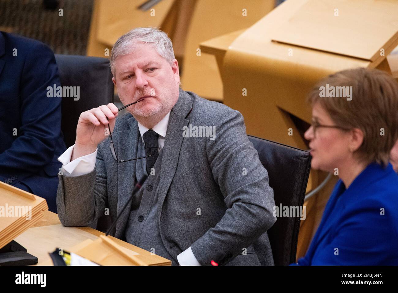 Edinburgh, Scotland, UK. 15th Dec, 2022. PICTURED: Angus Robertson MSP ...