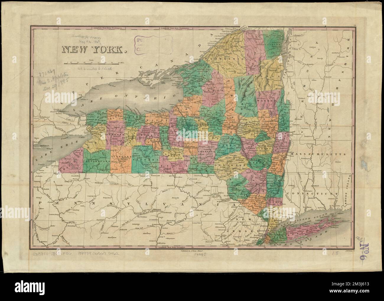 New York , New York State, Maps, New York State, Administrative and ...