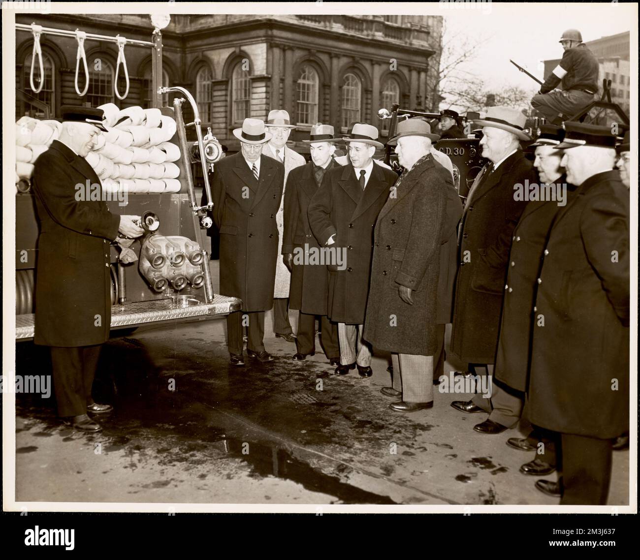 New York [1953-1955] , Fire engines, Civil defense. Records of the ...