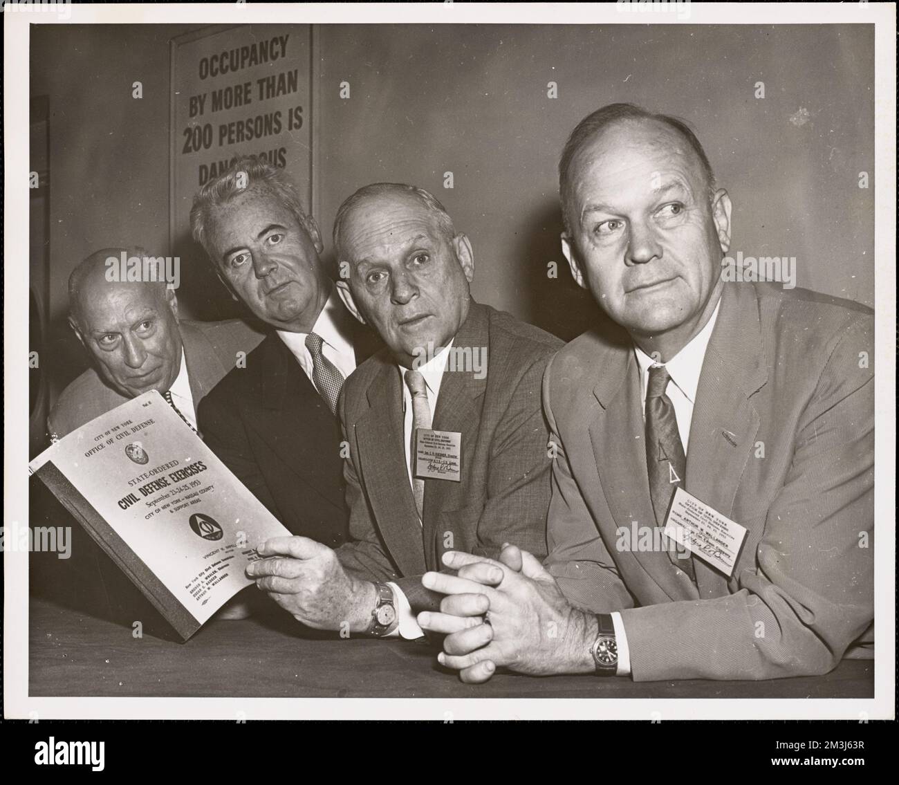 New York [1953-1955] , Civil defense, Huebner, Clarence R., 1888-1972 ...