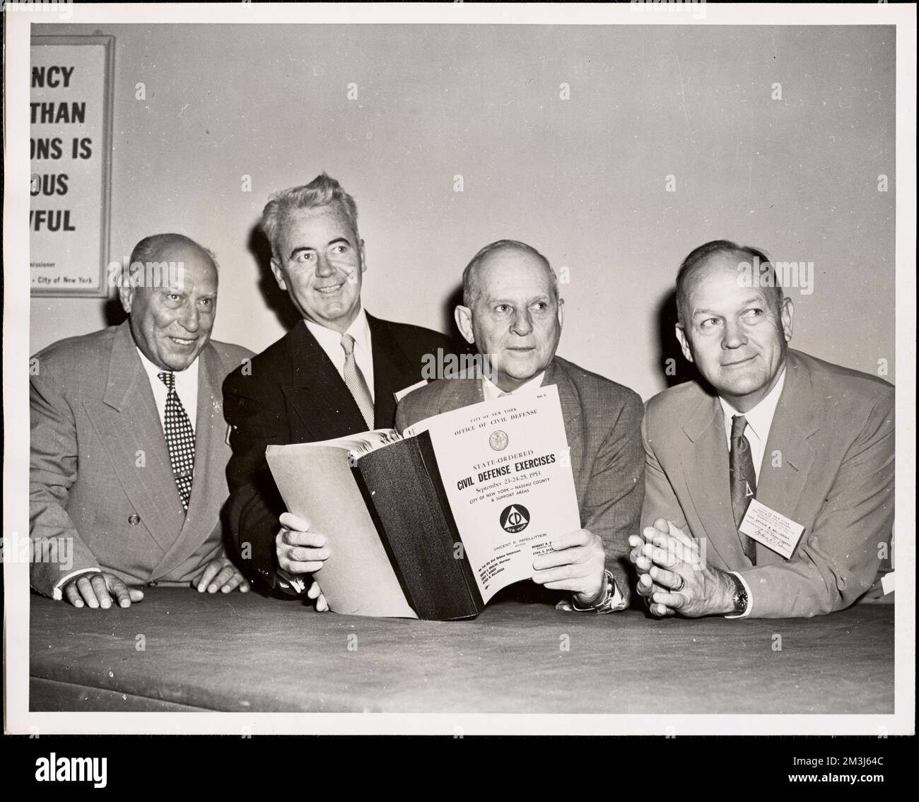 New York [1953-1955] , Civil defense, Huebner, Clarence R., 1888-1972 ...