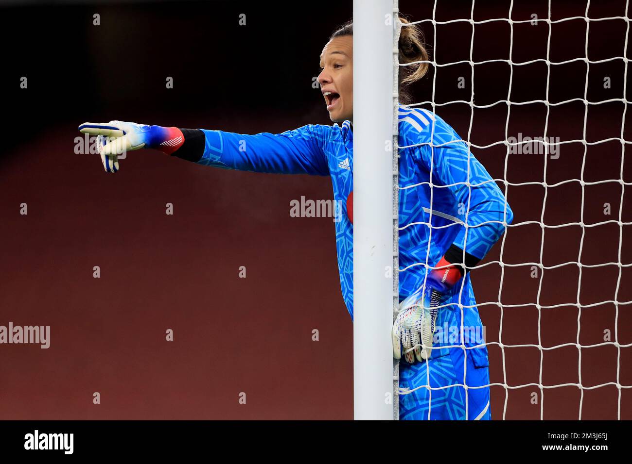 Lyon’s Christiane Endler looks on during the UEFA Women's Champions ...