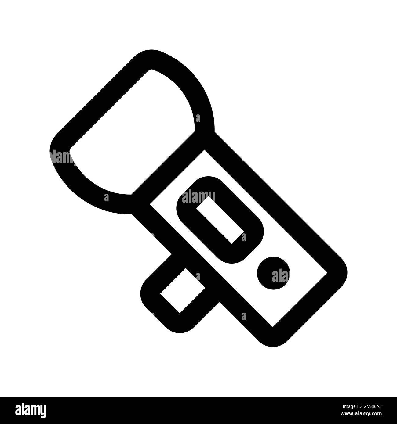 A vector illustration of the technological icon of a camera light ...