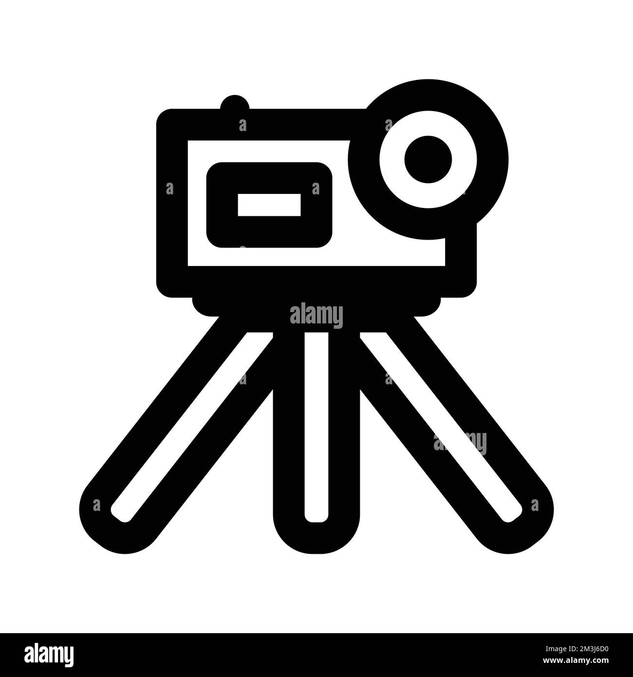 Camera on stand icon Black and White Stock Photos & Images - Alamy