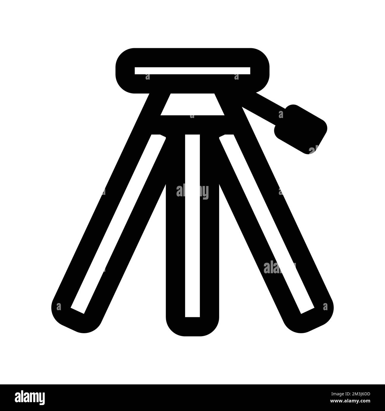 A vector illustration of the technological icon of a tripod stand for a ...