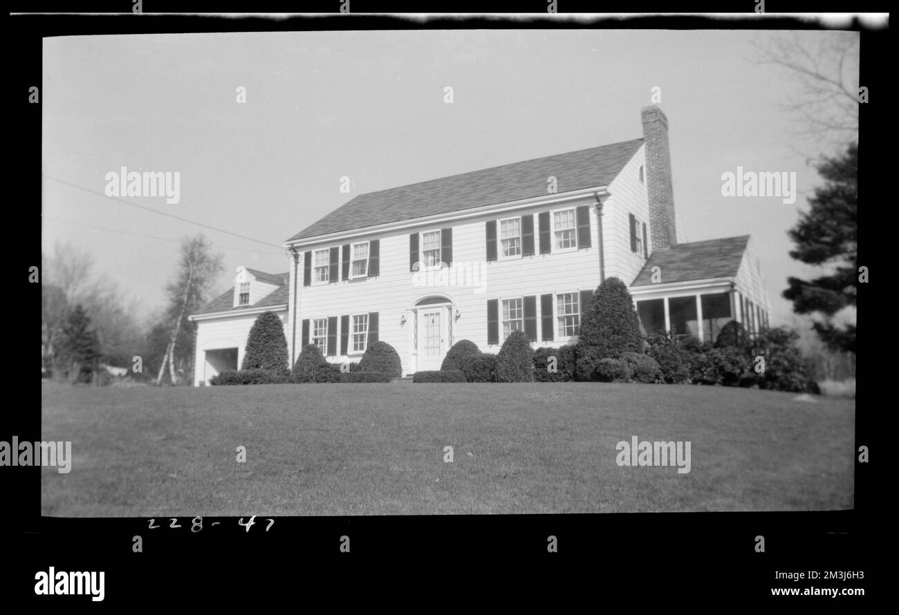 Newberry Park #47 , Houses. Needham Building Collection Stock Photo - Alamy