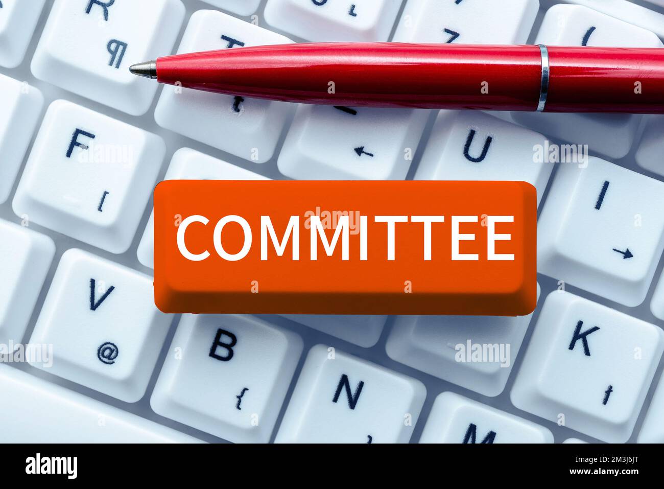 Text sign showing Committee. Business overview Group of people ...