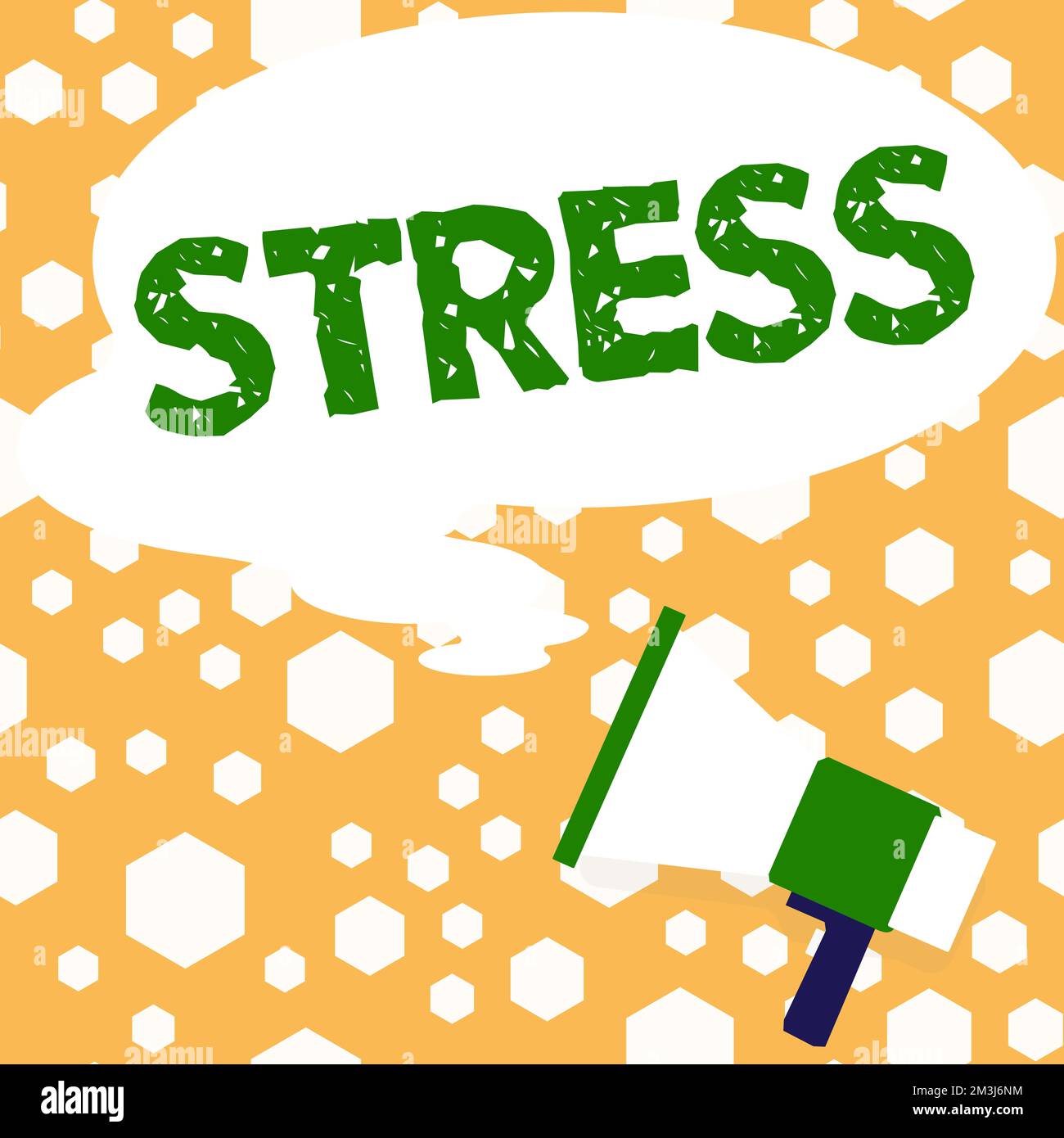 Hand writing sign Stress. Word Written on a physical chemical or ...