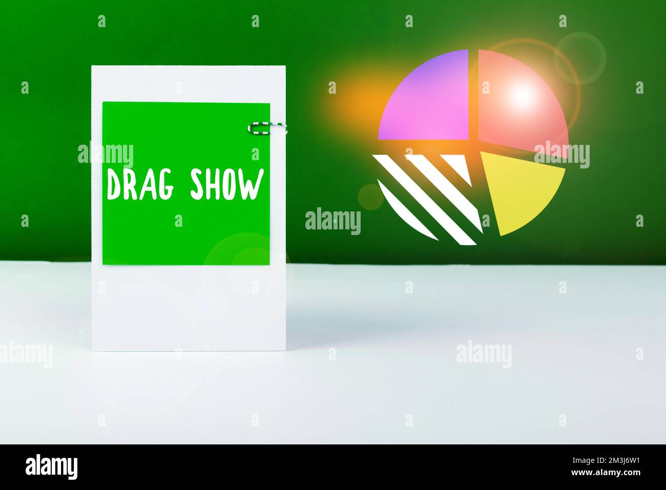Conceptual display Drag Show. Business overview competitive event where ...