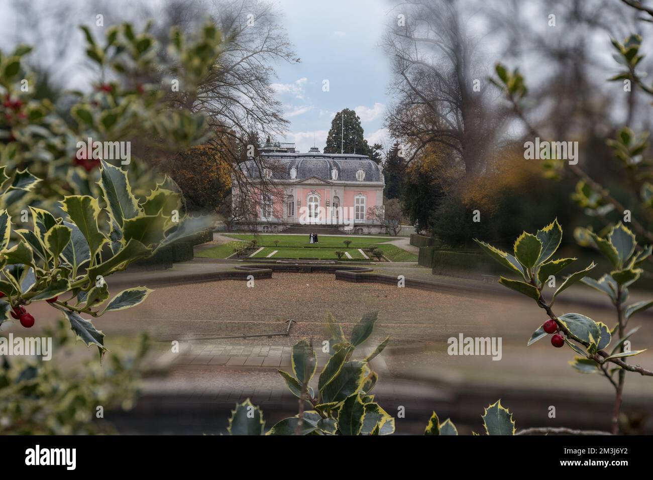 Benrath Castle Park Stock Photo - Alamy