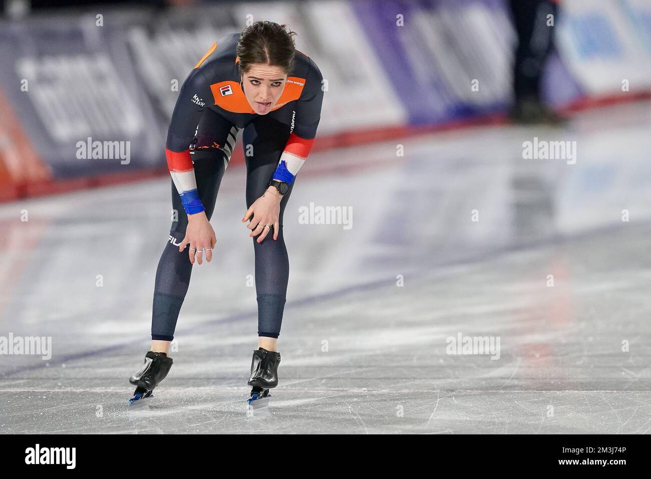 CALGARY, CANADA - DECEMBER 15: Isabel Grevelt of The Netherlands during ...
