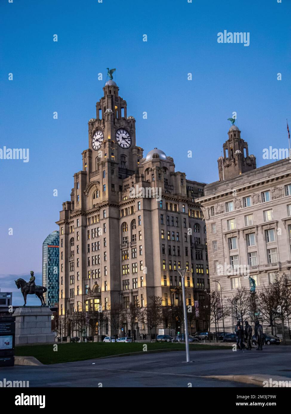 Royal Liver Building in Liverpool Stock Photo - Alamy