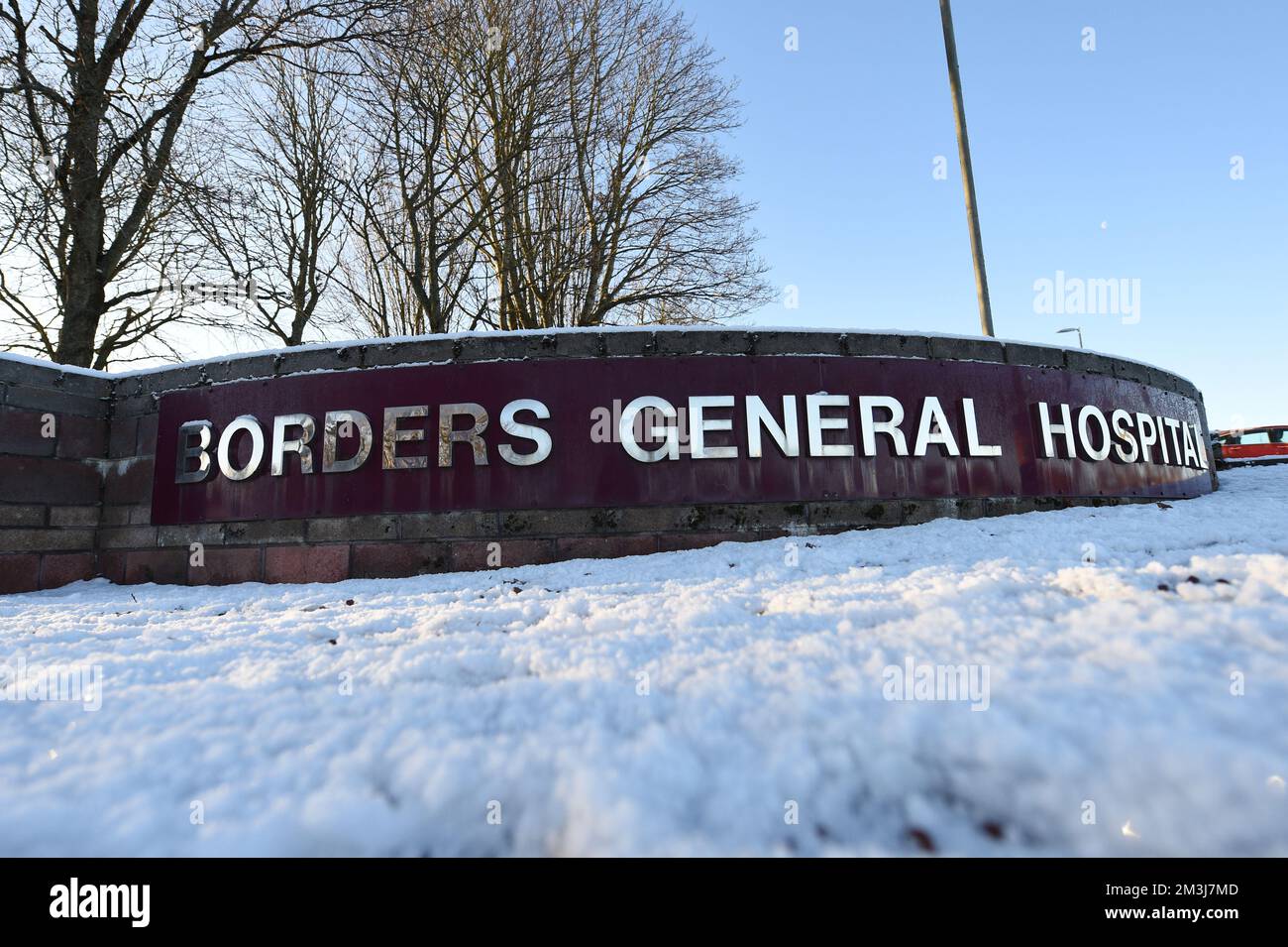 Melrose Scottish Borders 15th Dec 22. . Pic shows the Borders General ...
