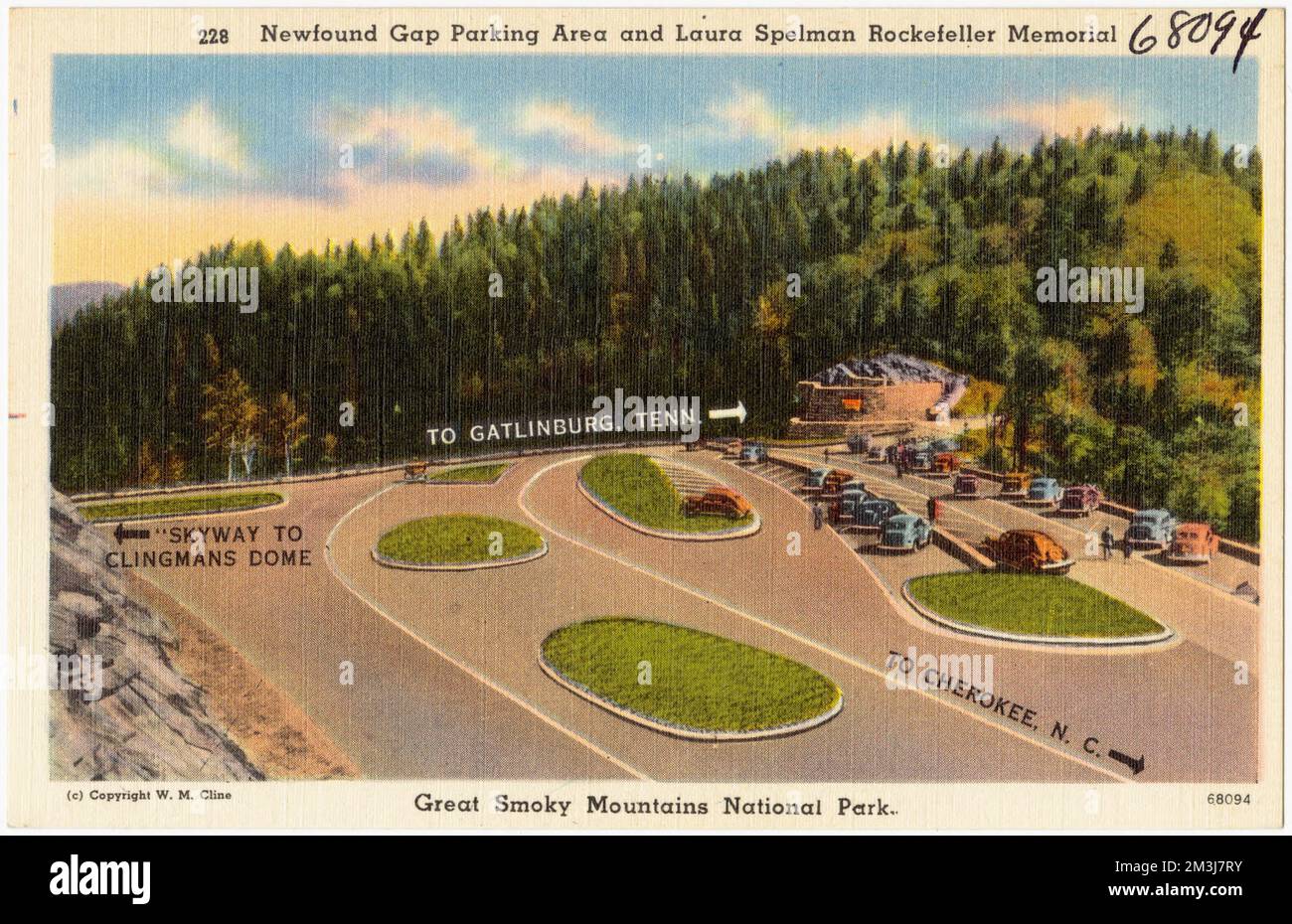 Newfound Gap parking area and Laura Spelman Rockefeller Memorial, Great ...