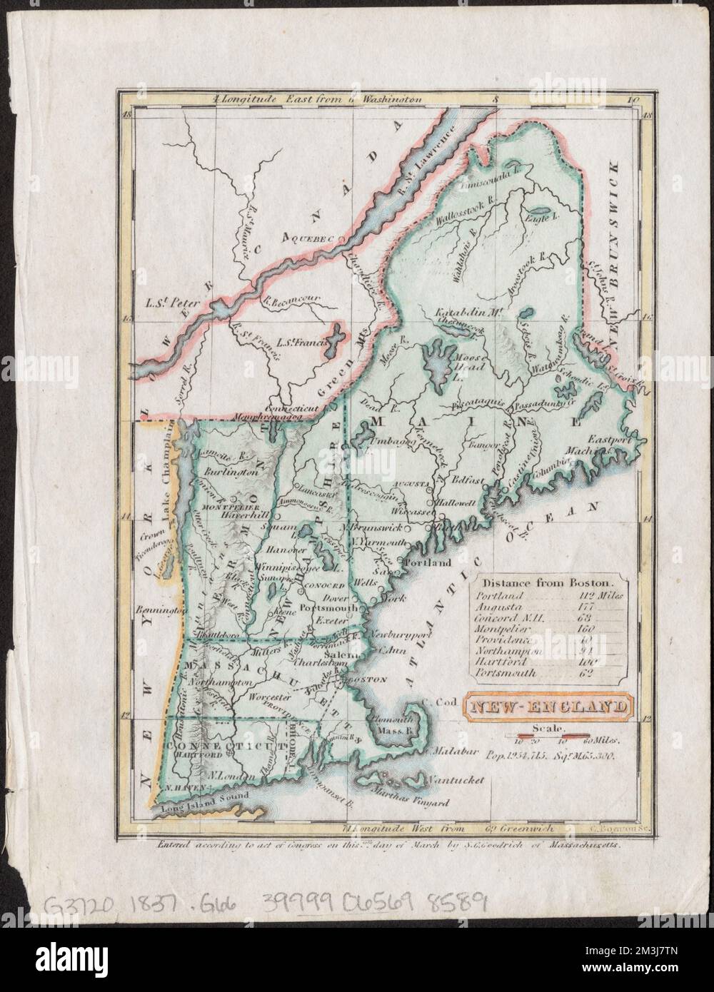 New-England , New England, Maps Norman B. Leventhal Map Center ...