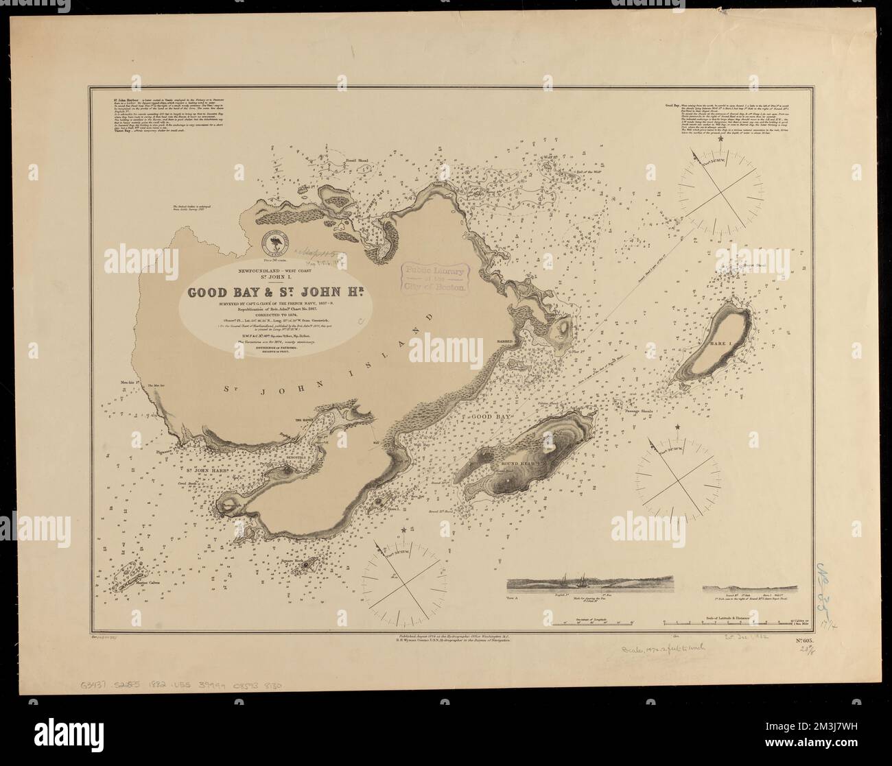 Newfoundland - west coast, St. John I., Good Bay & St. John Hr ...
