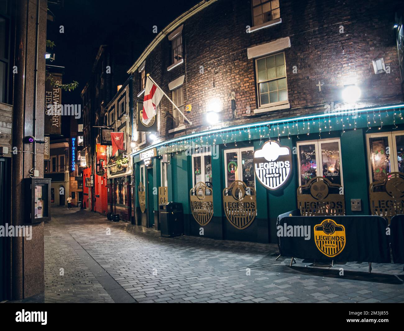 Typical Liverpool bars Stock Photo - Alamy