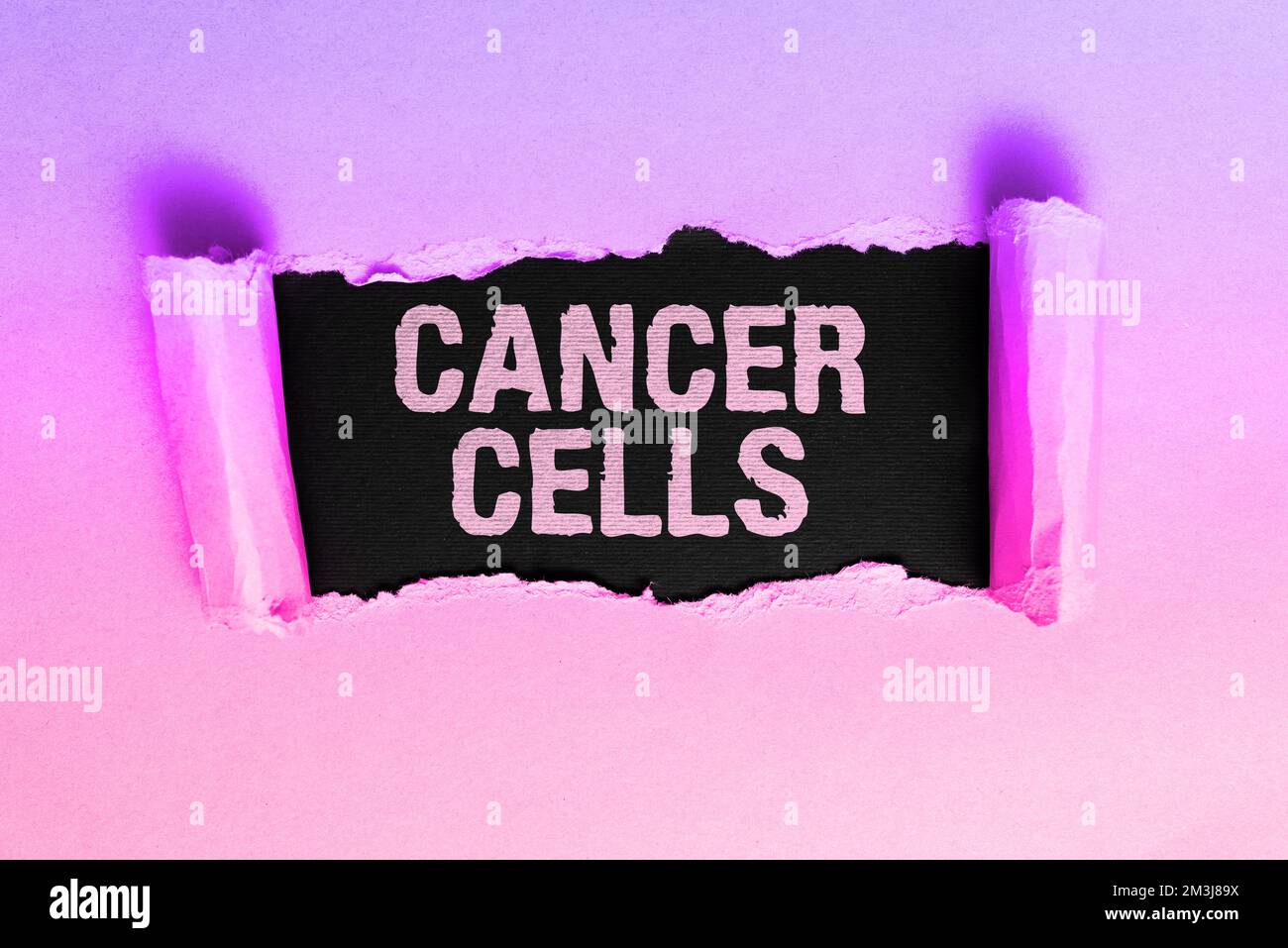 Hand writing sign Cancer Cells. Business approach forming solid tumors ...