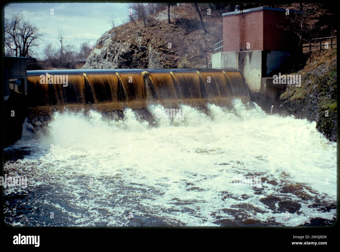 Newton Upper Falls at Silk Mill Dam , Rivers, Dams, Water pollution ...