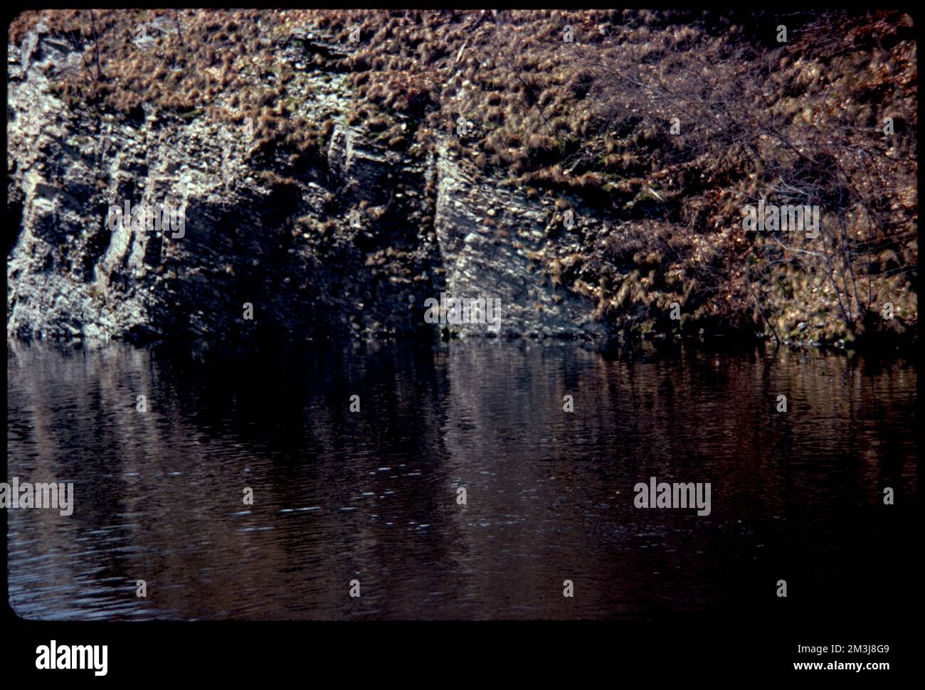 Newton Upper Falls at Silk Mill Dam - Hemlock Gorge Echo Bridge ...