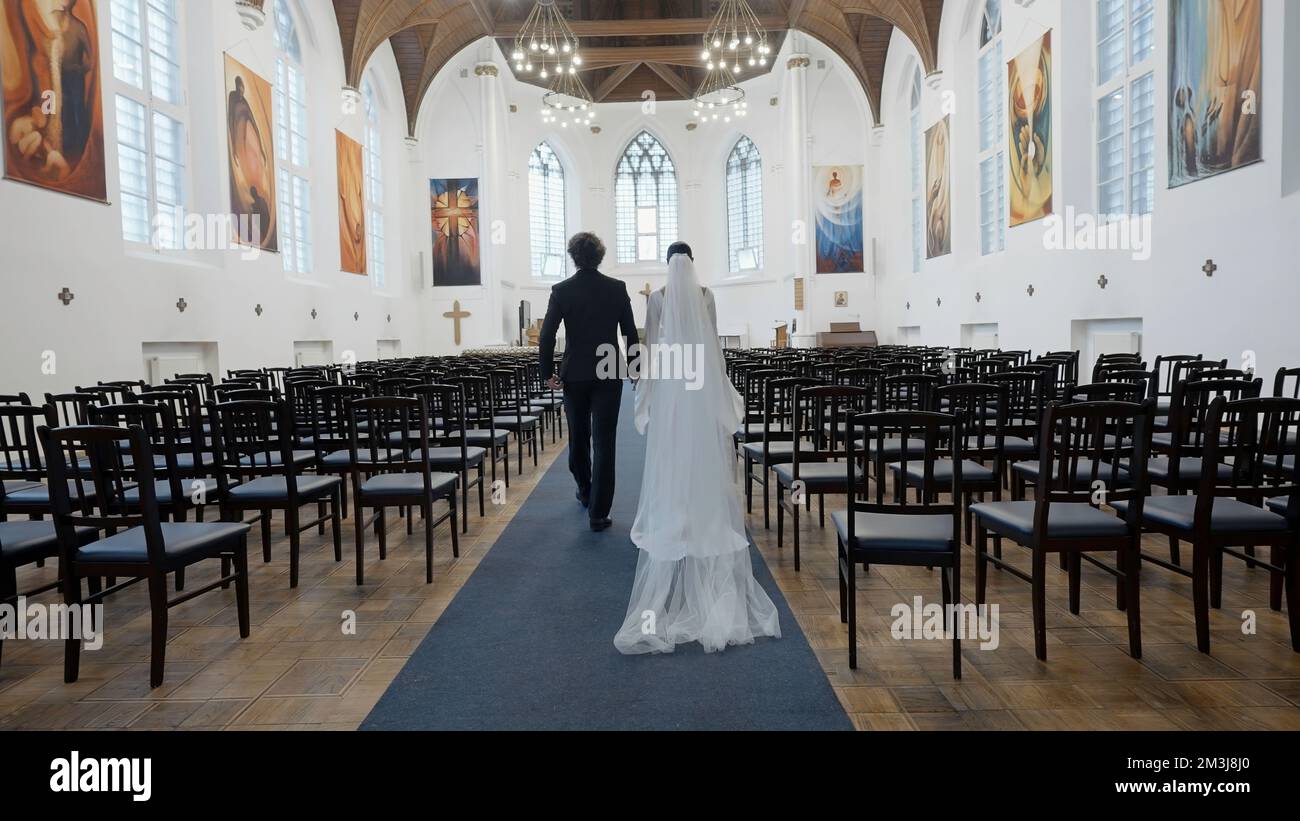 Bride crying church hi-res stock photography and images - Alamy