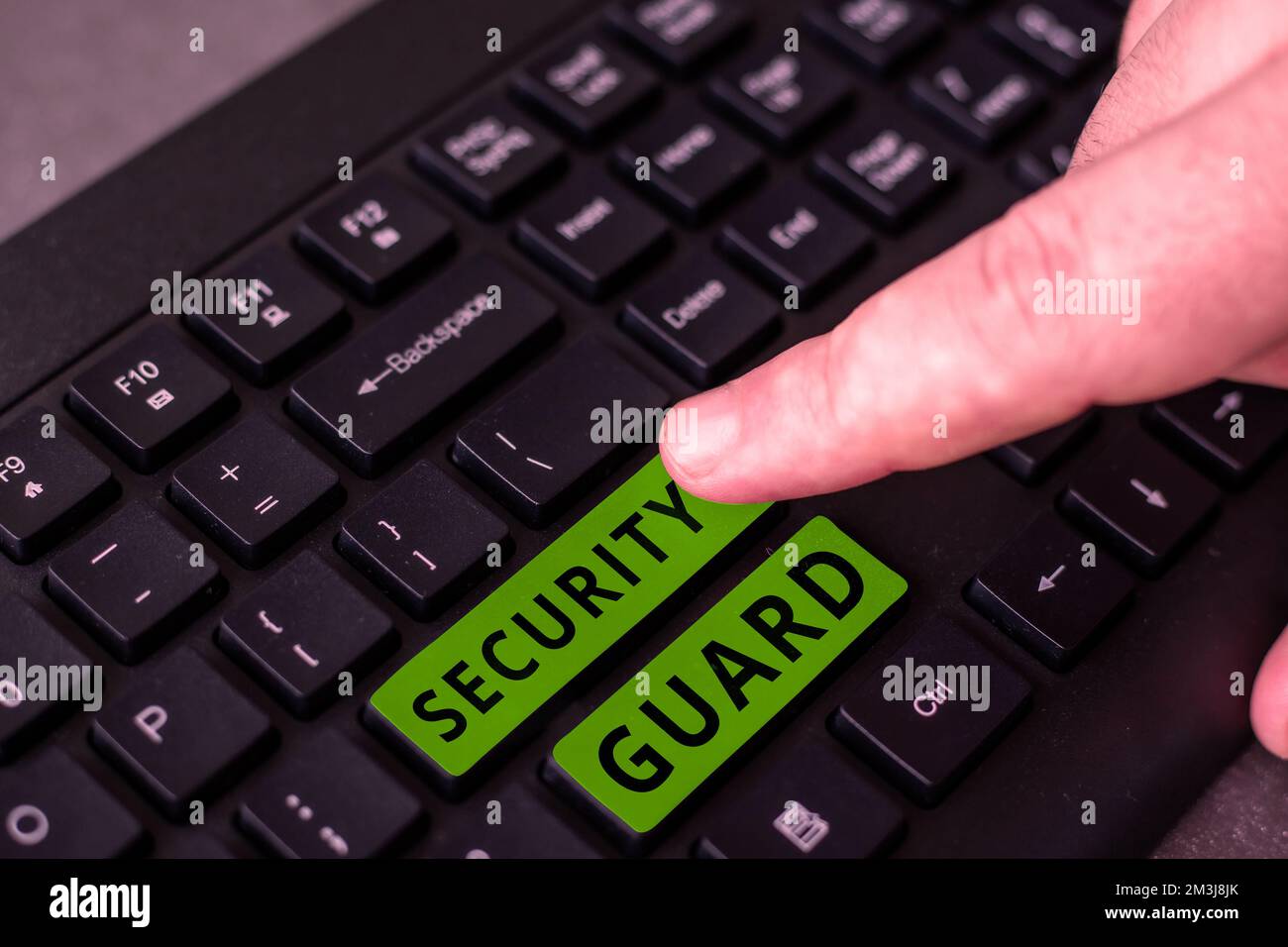 Writing Displaying Text Security Guard Concept Meaning Tools Used To