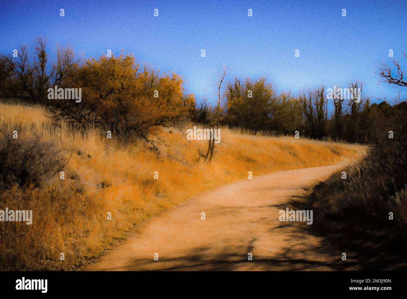 A Painted Trail Stock Photo - Alamy