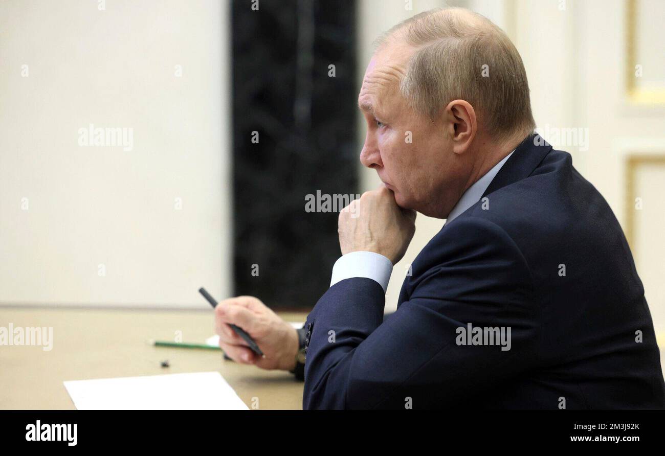 Moscow, Russia. 16th Dec, 2022. Vladimir PUTIN (President Russia ...