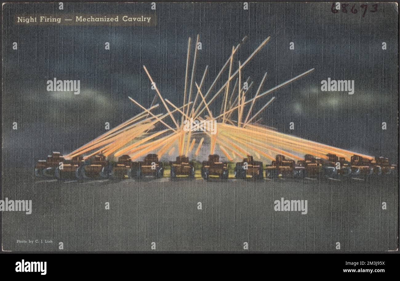 Night firing - mechanized Cavalry , Tanks Military science, Night ...
