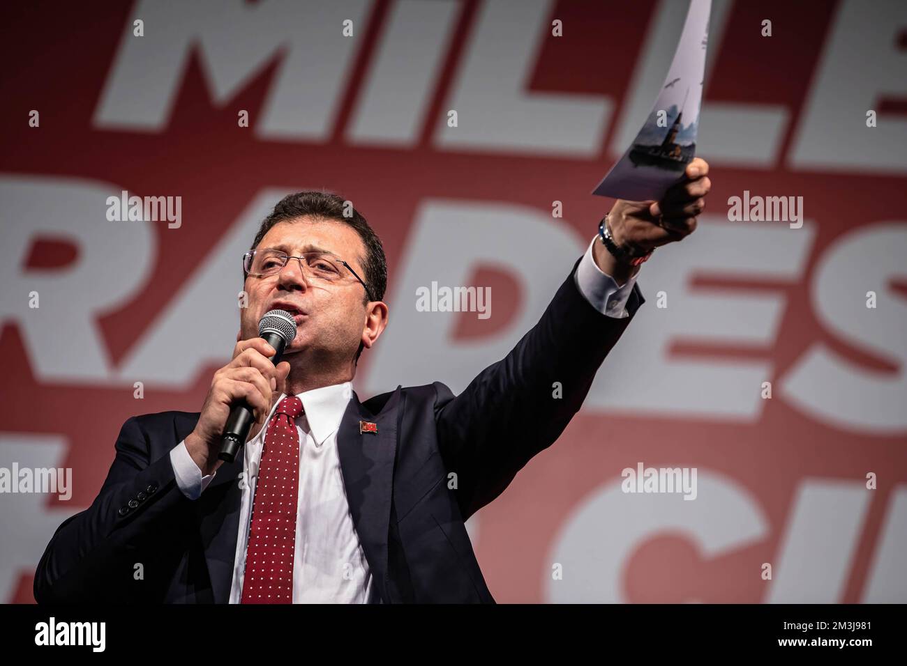 Istanbul, Turkey. 15th Dec, 2022. Ekrem Imamoglu, Mayor of Istanbul ...