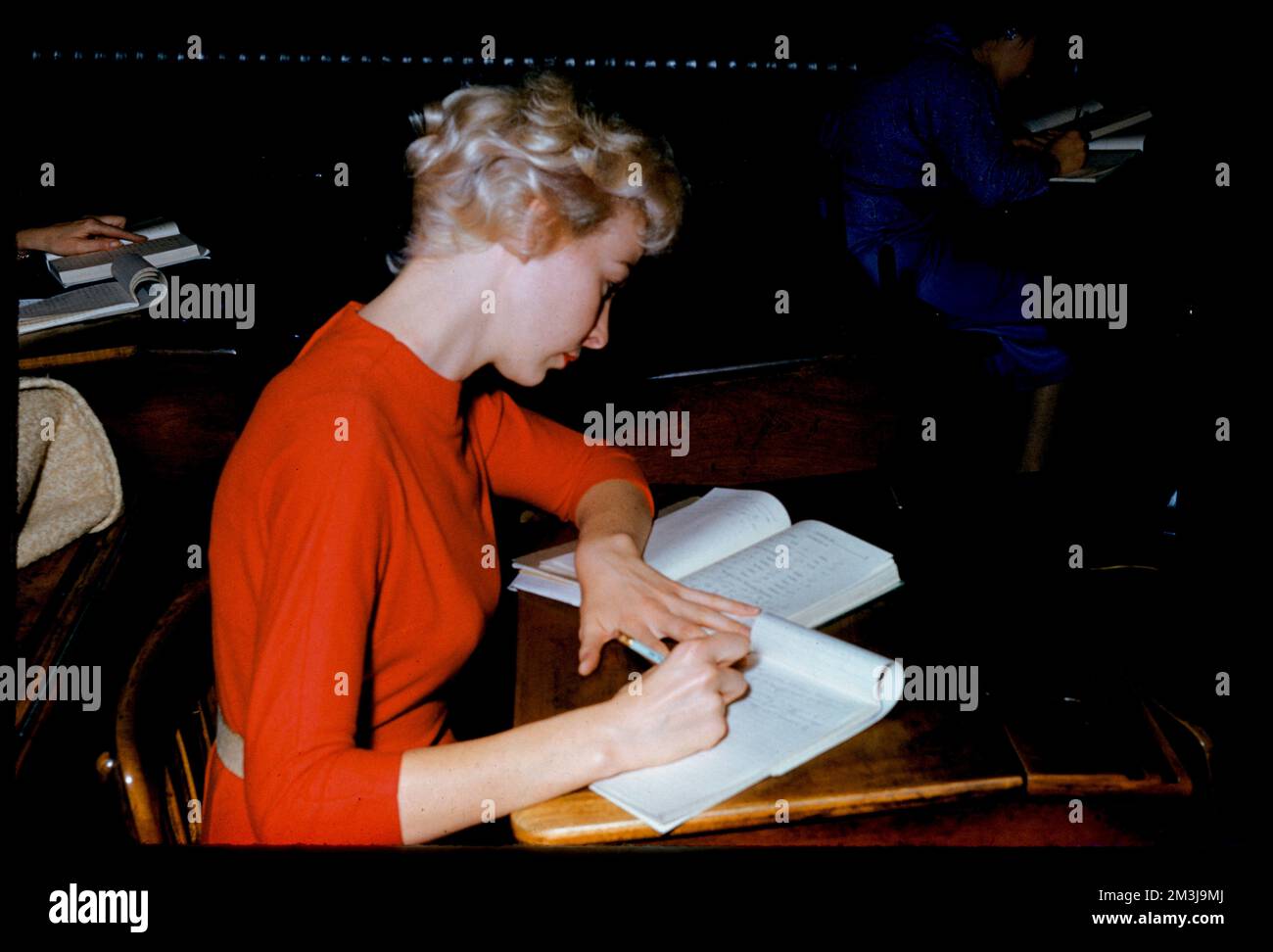 Night school students , Classrooms, Students. Edmund L. Mitchell ...