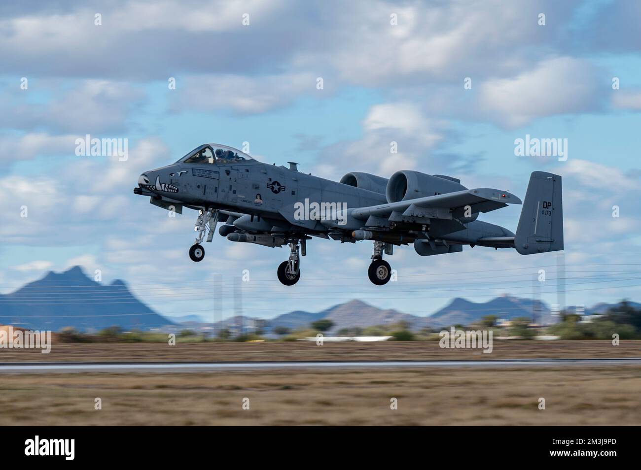 A U.S. Air Force A-10 Thunderbolt II assigned to the 355th Wing comes ...